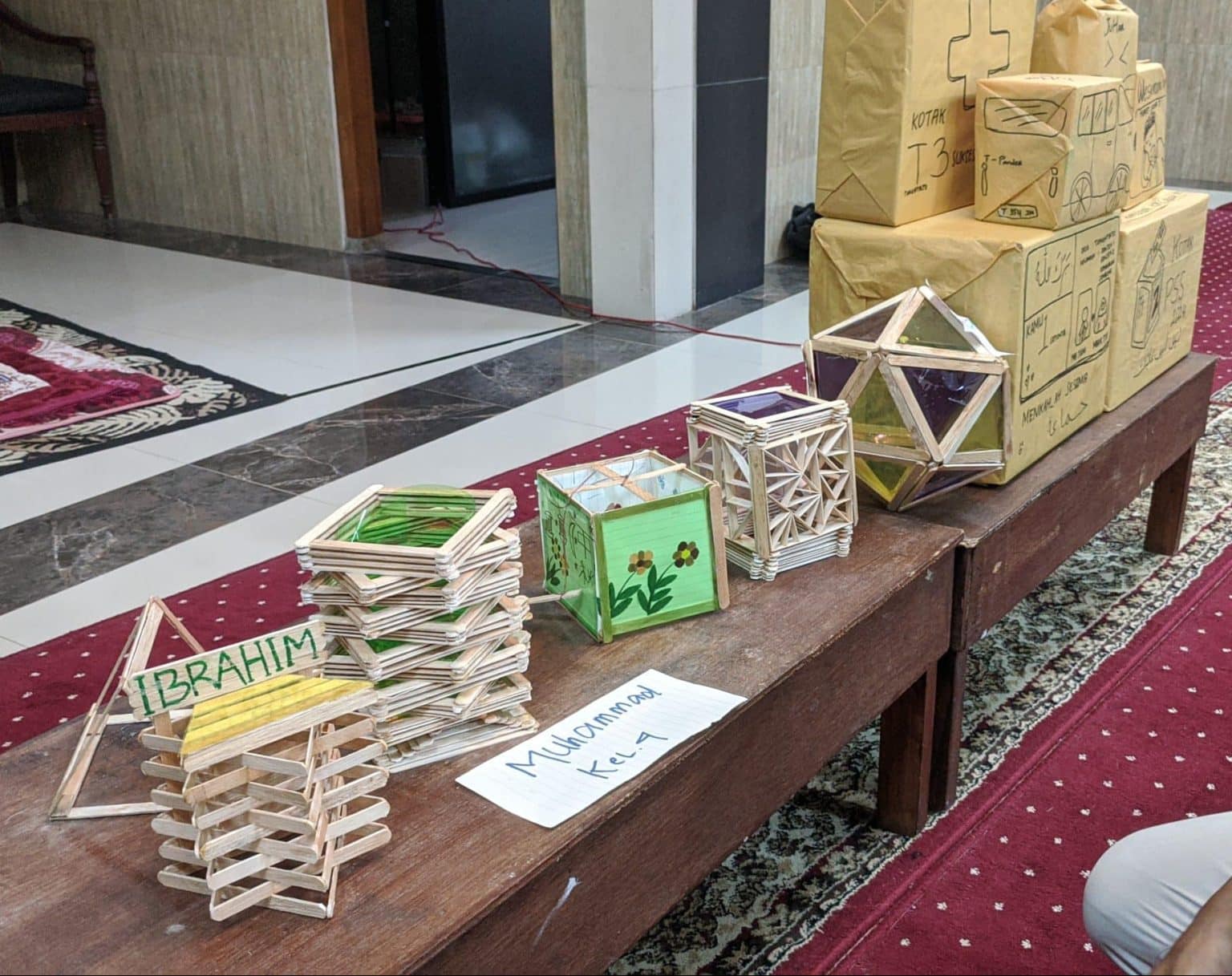 Malam Minggu Kreatif dengan Stick Es Krim Remaja Masjid Al-Barokah ...